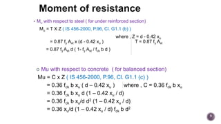 Singly R.C. beam | PPTX