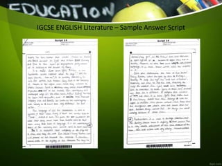 IGCSE English Literature & Language Orientation | PPTX