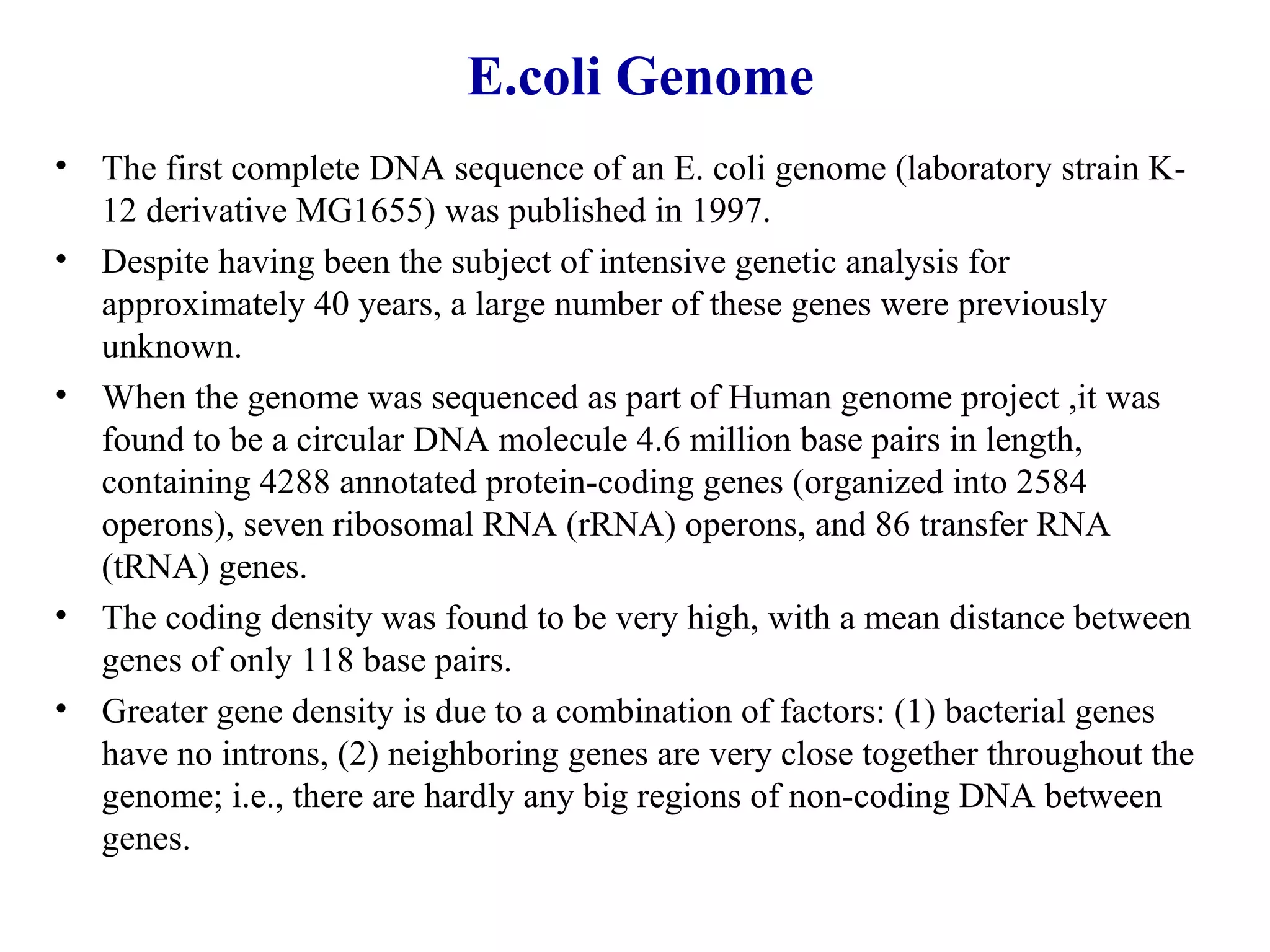 E.coli as model organism and its life cycle. | PPT
