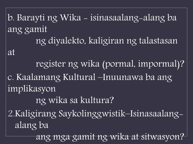 Tunguhin, Nilalaman, Batayang Balangkas ng Filipino Curriculum K-12 | PPTX