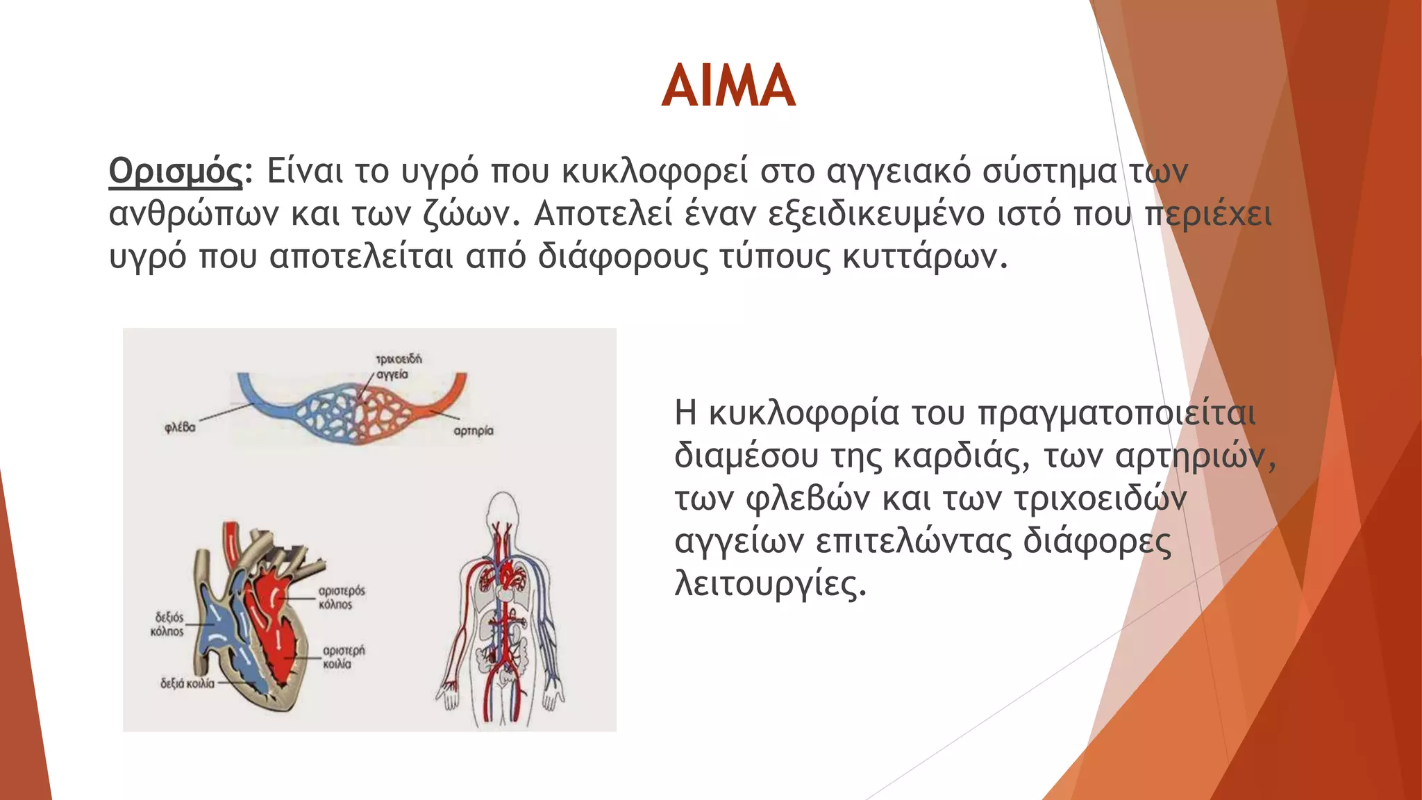 ΑΙΜΑ- ΥΠΟΚΑΤΑΣΤΑΤΑ ΑΙΜΑΤΟΣ -ΑΙΜΟΔΟΣΙΑ | PPTX