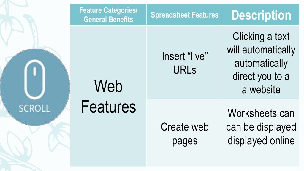ELECTRONIC SPREADSHEET SOFTWARE