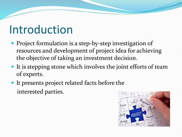 Project Formulation | PPTX