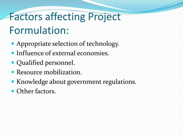 Project Formulation | PPTX