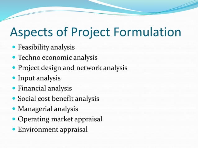 Project Formulation | PPTX