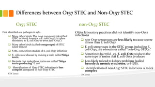 Foodborne Outbreak - E.coli