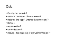E.vermicularis | PPTX
