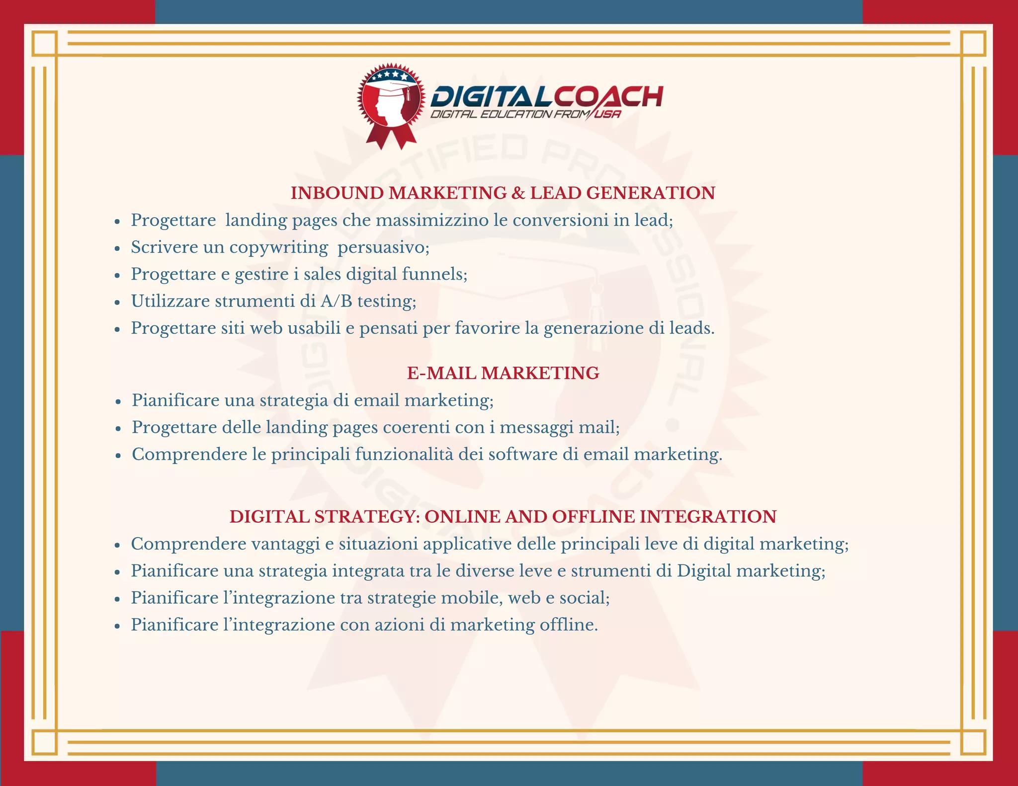 E. corbella certificazione digital certification program | PPT