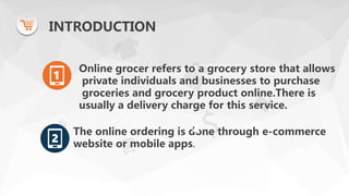E-Grocery Shopping Portal | PPT