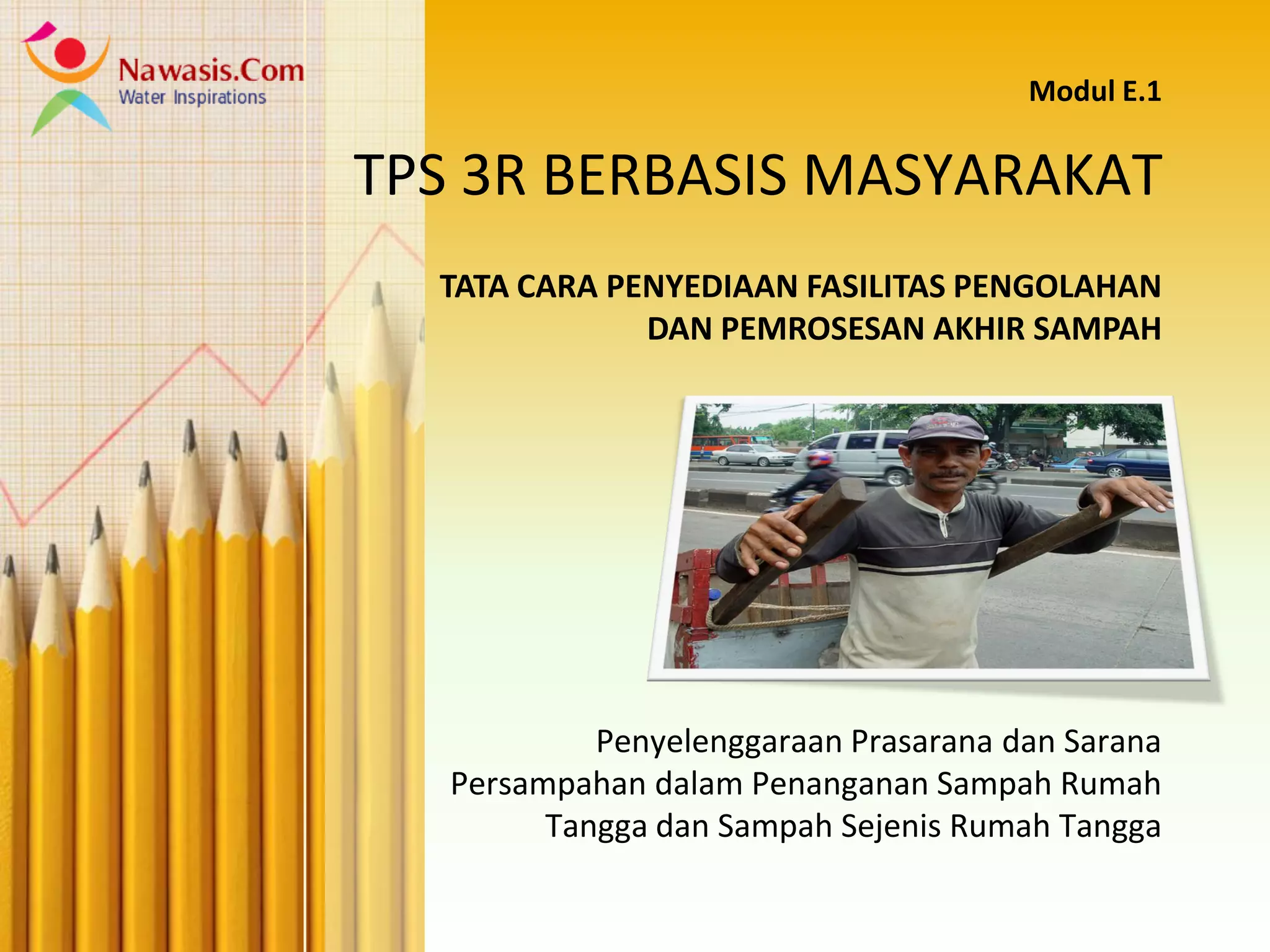 TPS 3R (Reduce, Reuse & Recycle) Berbasis Masyarakat | PDF