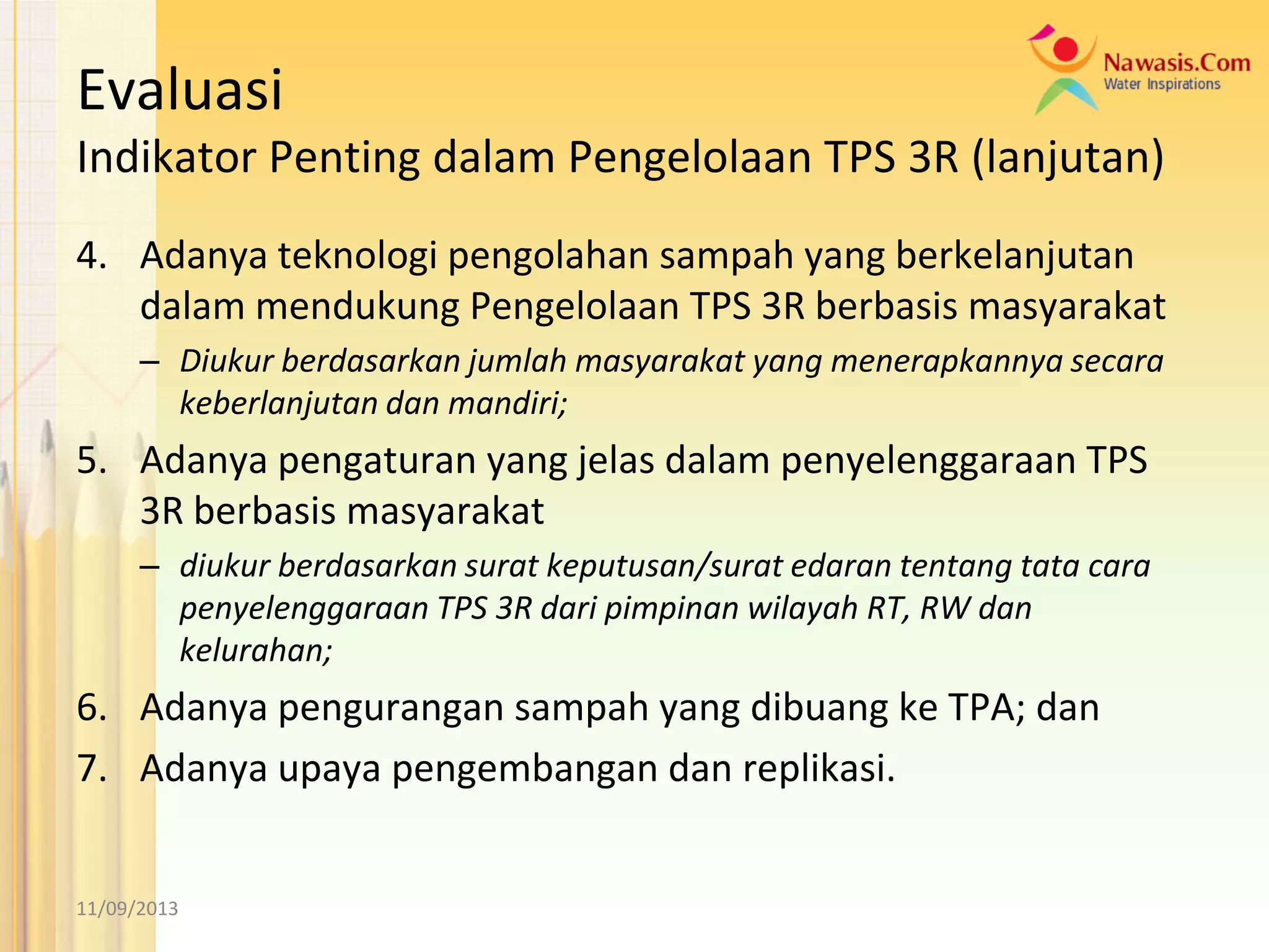 TPS 3R (Reduce, Reuse & Recycle) Berbasis Masyarakat | PDF