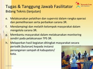 TPS 3R (Reduce, Reuse & Recycle) Berbasis Masyarakat | PDF