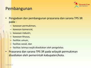 TPS 3R (Reduce, Reuse & Recycle) Berbasis Masyarakat | PDF