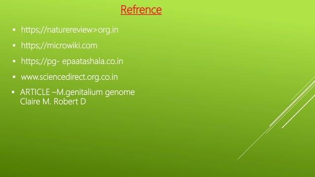 E.coli and m.genitalium genome copy | PPTX