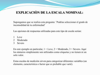 Escalas de medición. | PPTX