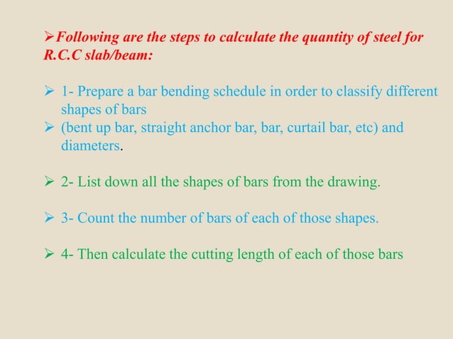 RCC beam Detail estimate | PDF | Physics | Science