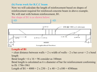 RCC beam Detail estimate | PDF