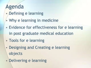 E learning for doctors | PPTX