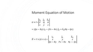 Aircraft Dynamic Stability and Equation of motion | PDF