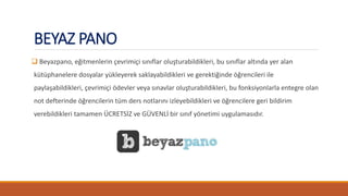 SALİHA AKIN E-ÖĞRENME PLATFORMLARI | PPTX