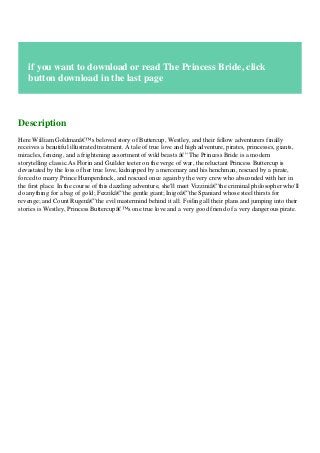 E.B.O.O.K$ The Princess Bride DOWNLOAD