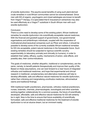E.d. elixir: the natural erectile dysfunction fix | PDF