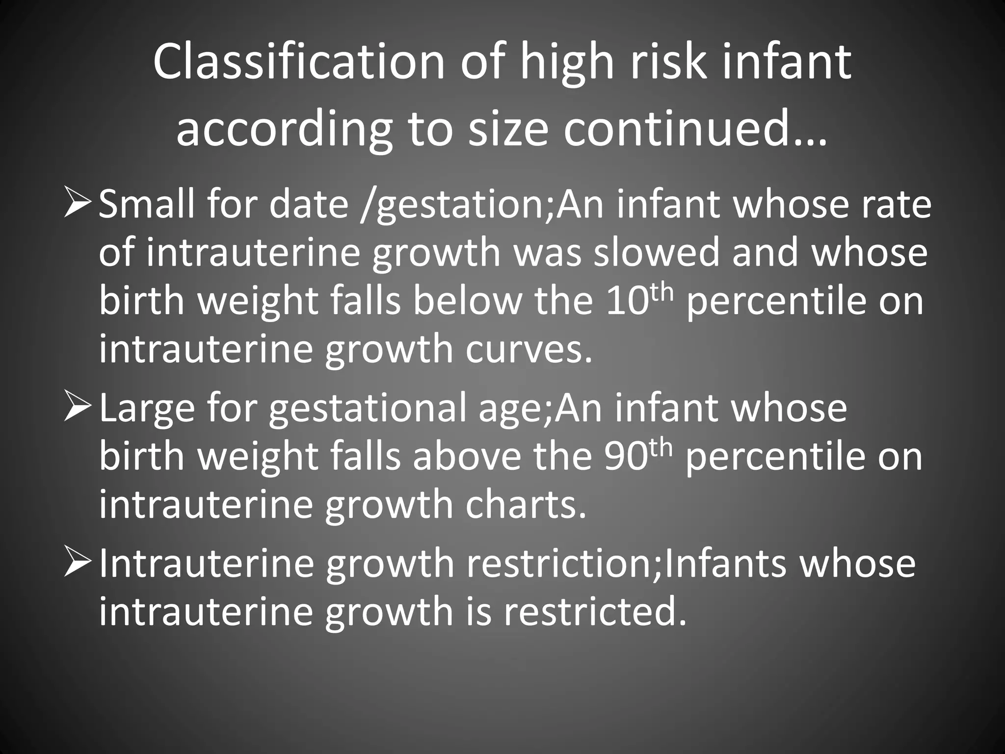 HIGH RISK NEWBORN | PPTX
