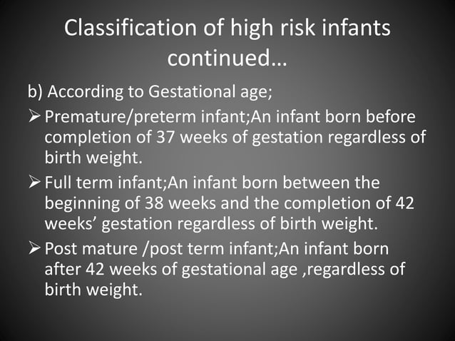 HIGH RISK NEWBORN | PPT