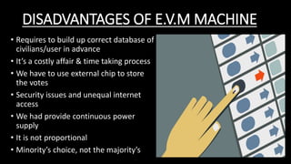 E.V.M MACHINE.pptx