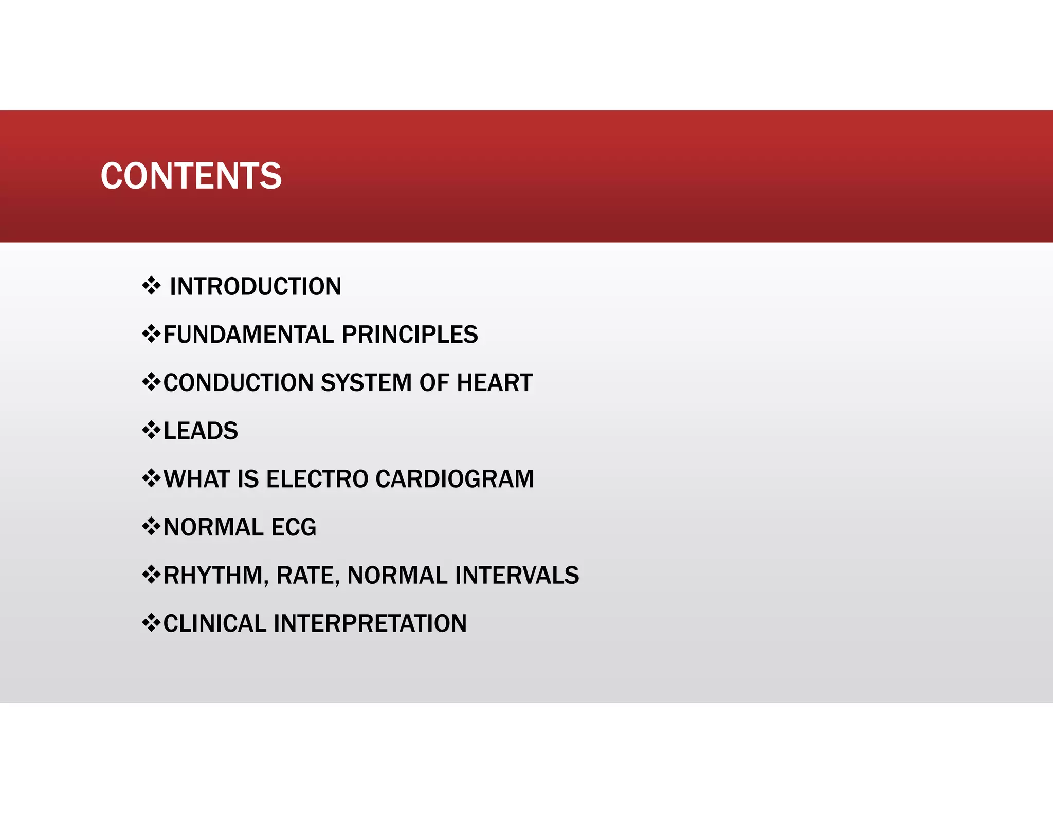 E.C.G. UNDERSTANDING AND INTERPRETATION | PDF