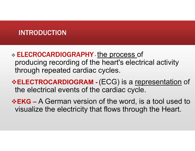 E.C.G. UNDERSTANDING AND INTERPRETATION | PDF