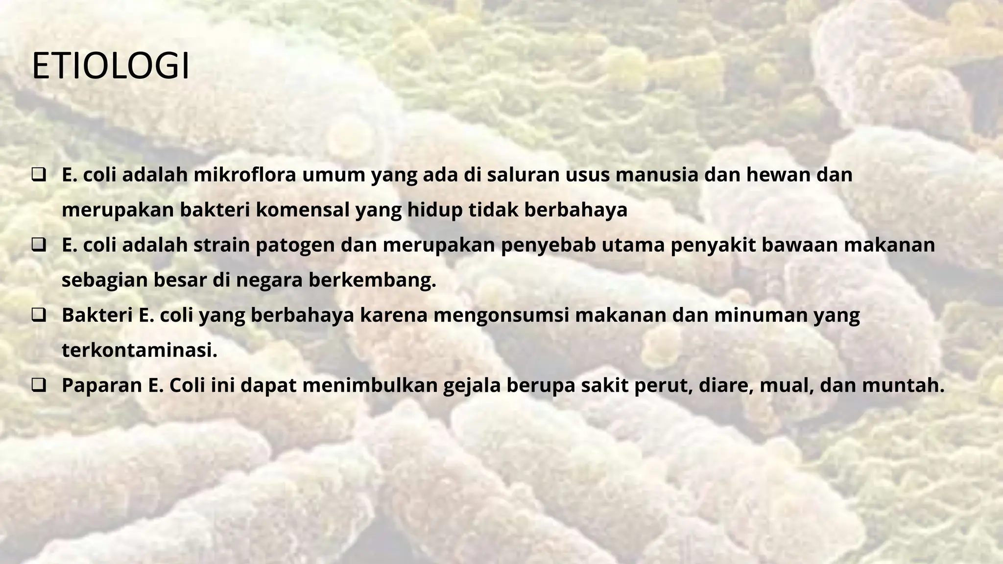 bakteri e. coli escherichia coli dengan Gastroesophageal reflux disease ...