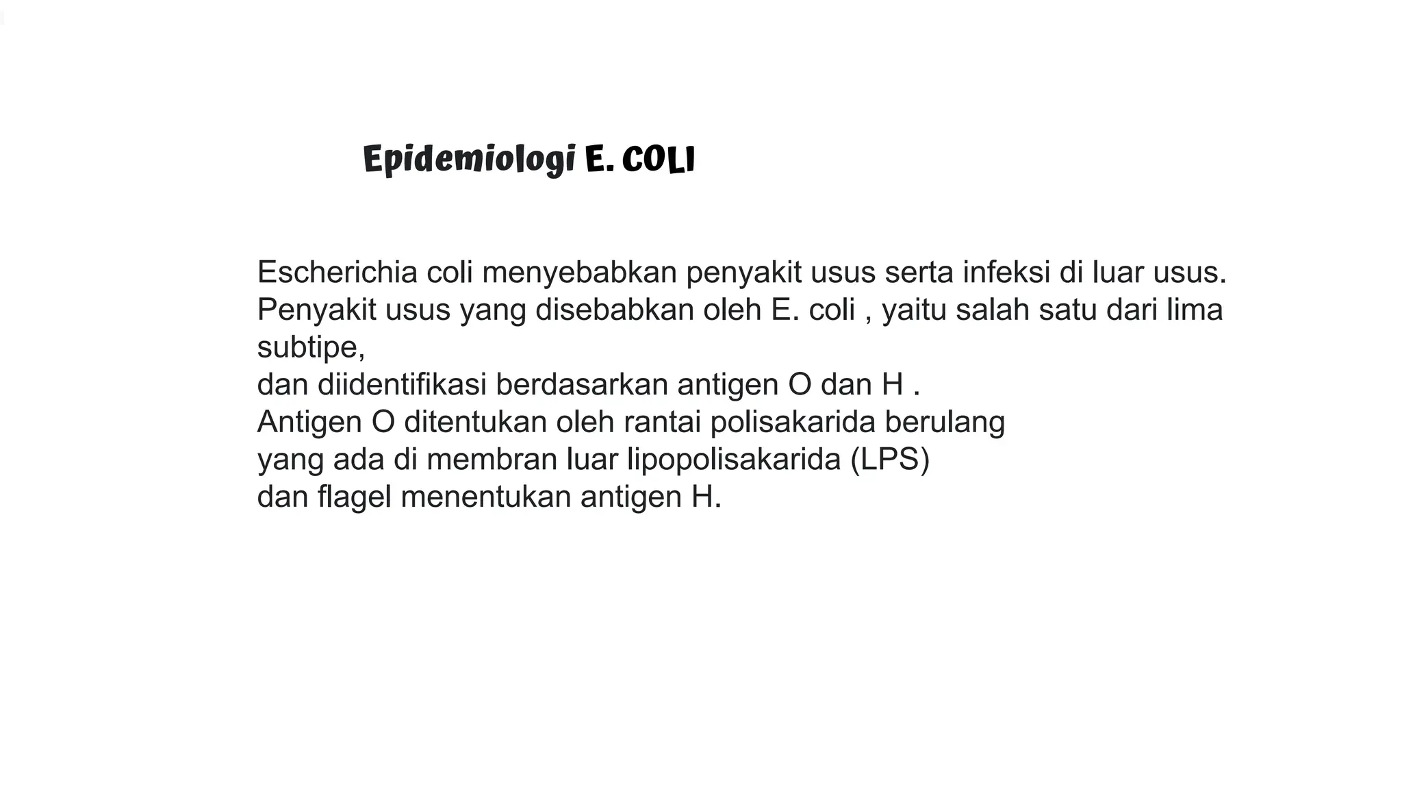 bakteri e. coli escherichia coli dengan Gastroesophageal reflux disease ...