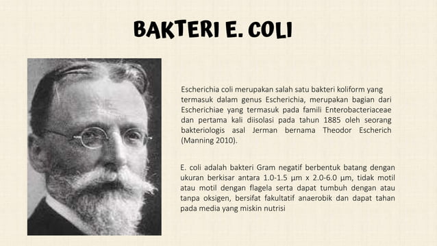 bakteri e. coli escherichia coli dengan Gastroesophageal reflux disease | PPTX