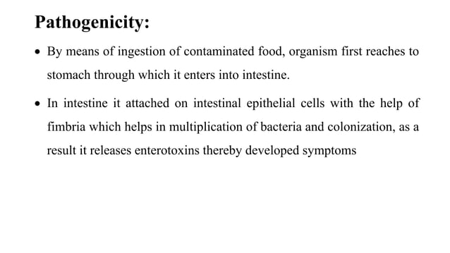 Escherichia Coli ppt for nursing students | PPTX