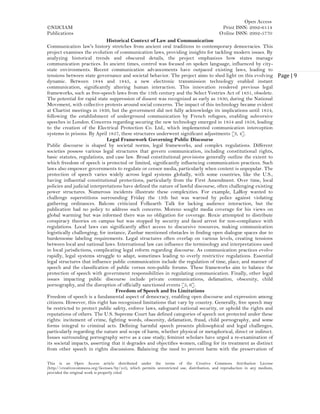 The Impact of Law on Public Discourse and Communication (www.kiu.ac.ug ...