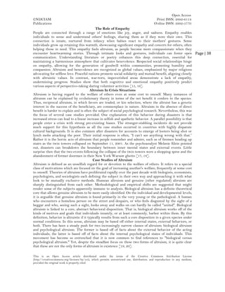 Understanding the Psychology of Altruism (www.kiu.ac.ug) | PDF