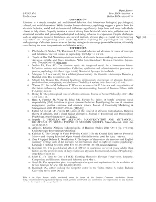 Understanding the Psychology of Altruism (www.kiu.ac.ug) | PDF