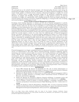The Impact of Financial Management on School Performance (www.kiu.ac.ug ...