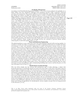 Urban Health: Engineering Solutions for Population Density Challenges ...