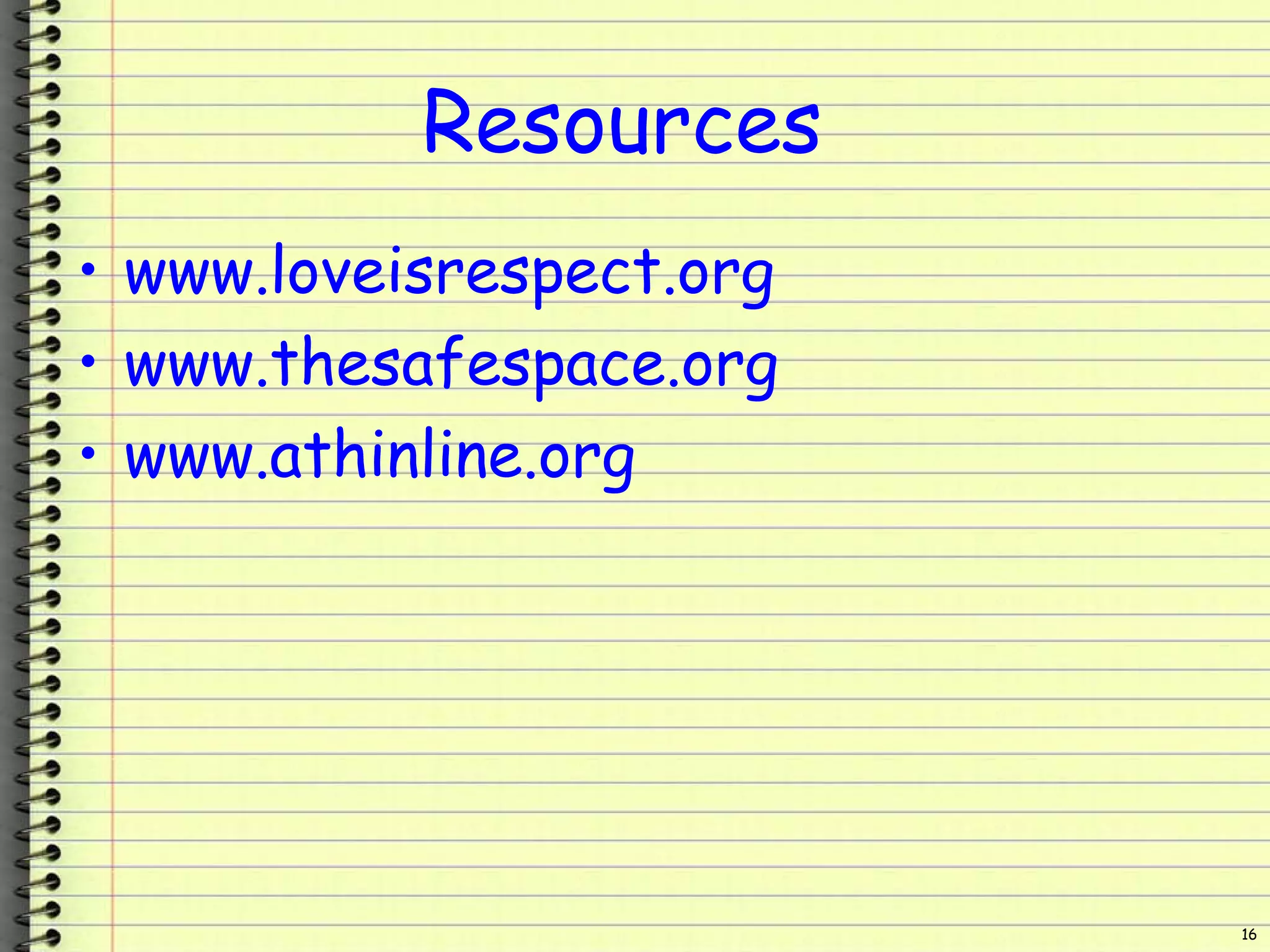 Teen Dating Violence 101 | PPT