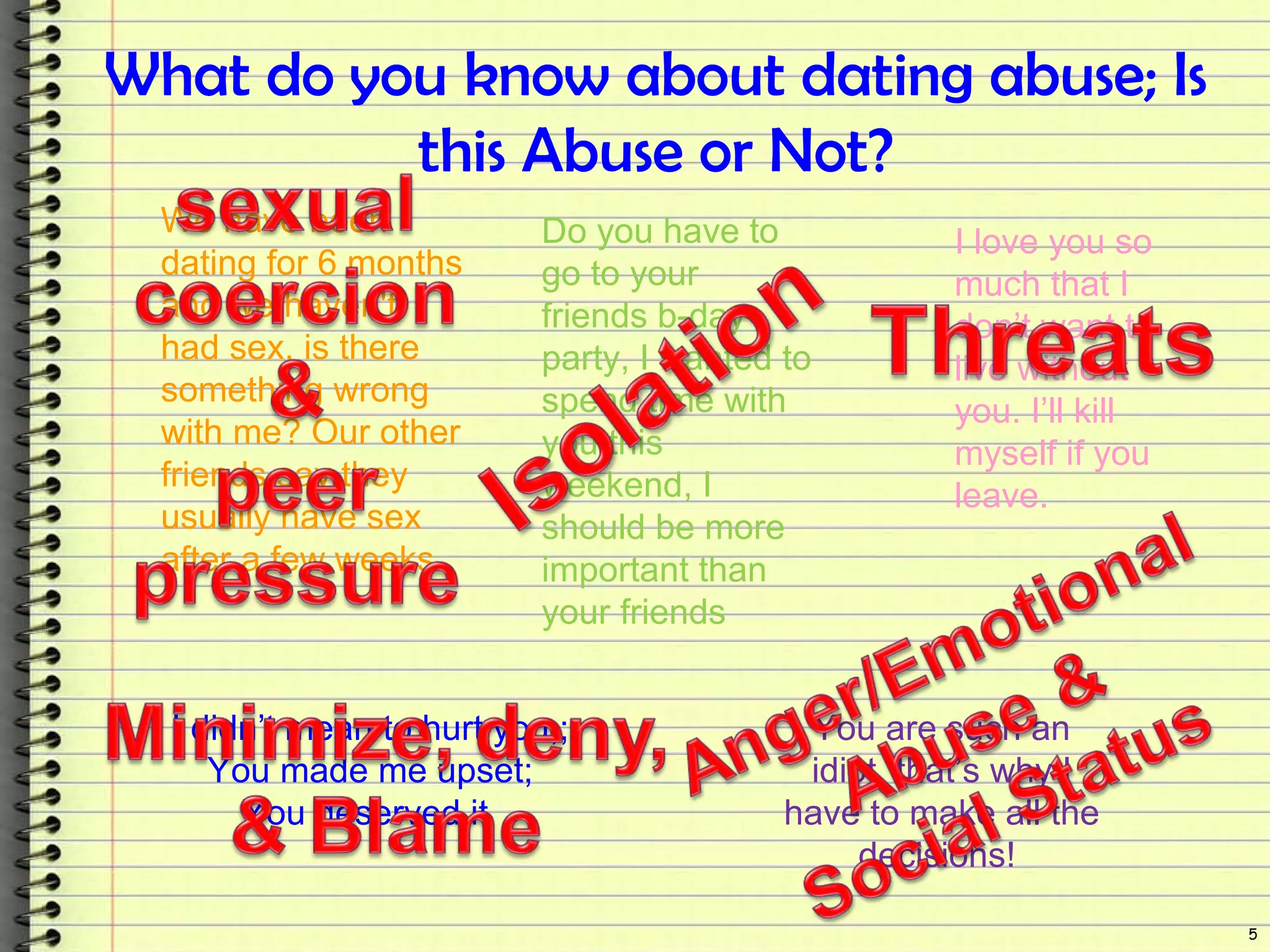 Teen Dating Violence 101 | PPT
