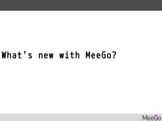 MeeGo Architecture | PDF | Operating Systems | Computer Software and Applications