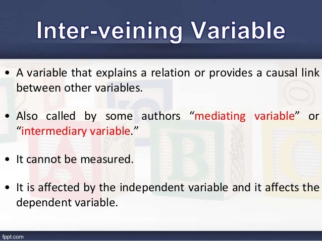 variables in educational research