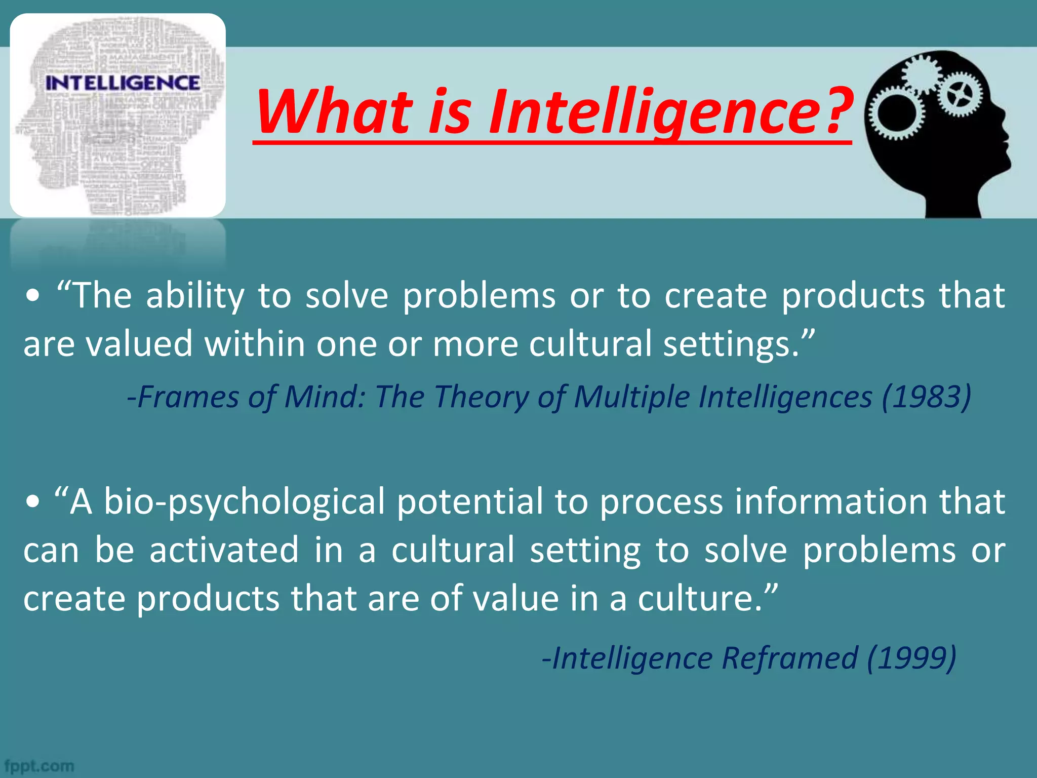 strategies to enhance multiple intelligences of students | PPT