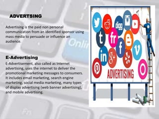E advertising / NEW TRENDS IN E-ADVERTISING | PPTX