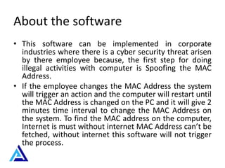 E-AEGIS | PPTX | Operating Systems | Computer Software and Applications