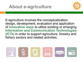 The e-agriculture revolution | PPTX | Agriculture | Industries