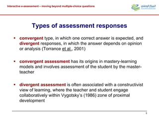 E assessment | PPT