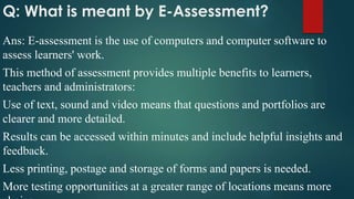 E assessment | PPTX